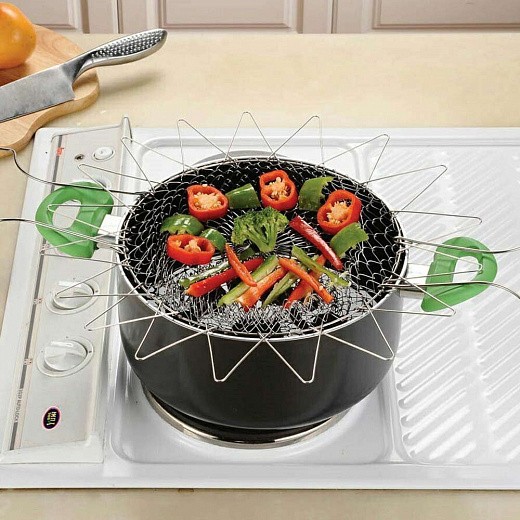 Купить Складная решетка для приготовления пищи Chef Basket (Шеф Баскет ...