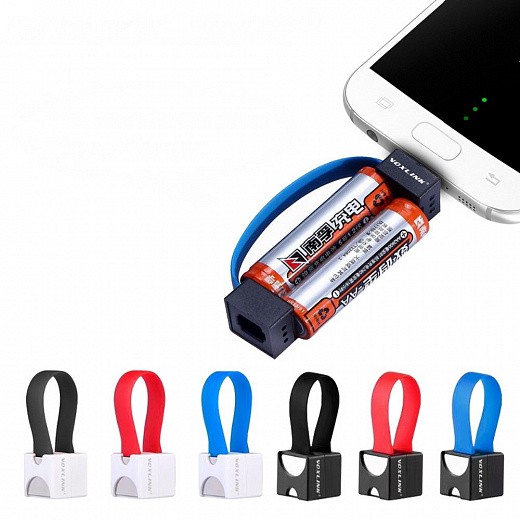 Купить Портативная мини зарядка USB от батареек для Android, цвет микс ...